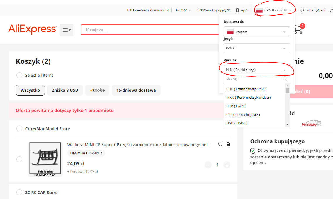 Jak płacić na AliExpress? - Finhack